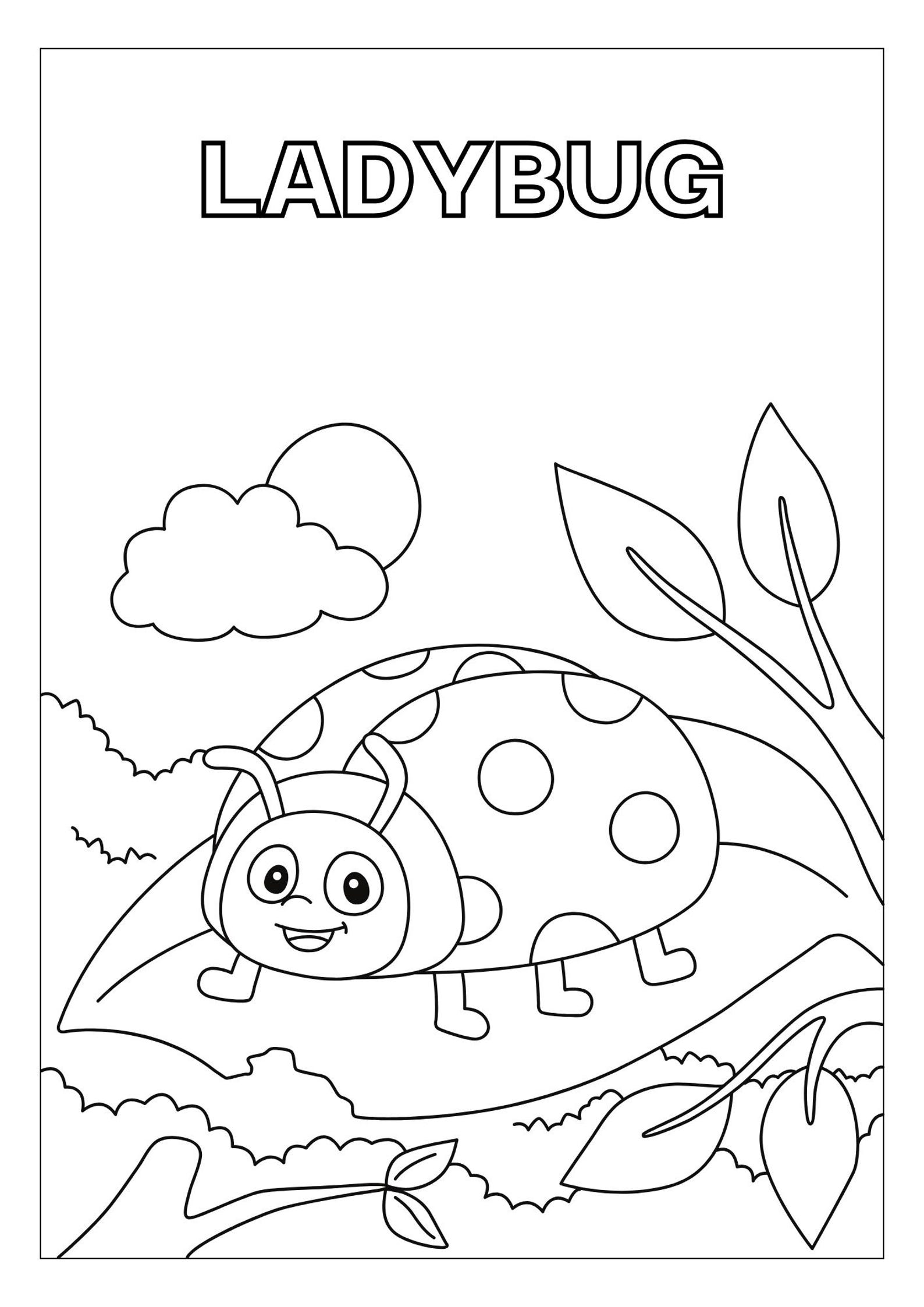 For Kids Coloring Book ,summer Worksheets Coloring Book, Coloring ...
