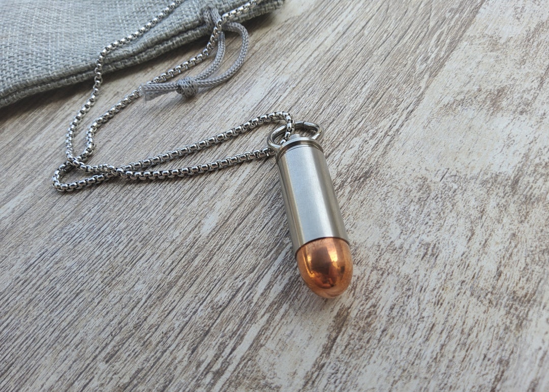 Bullet Necklace. Mens Gift. - Etsy