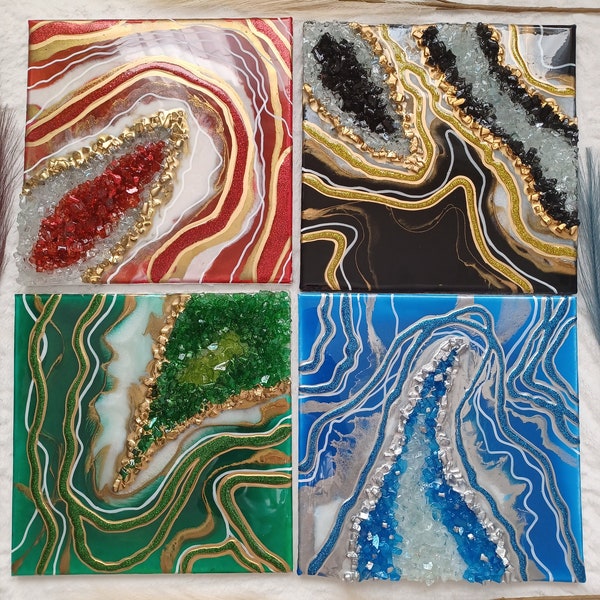 Resin Geode Wall Art - Etsy