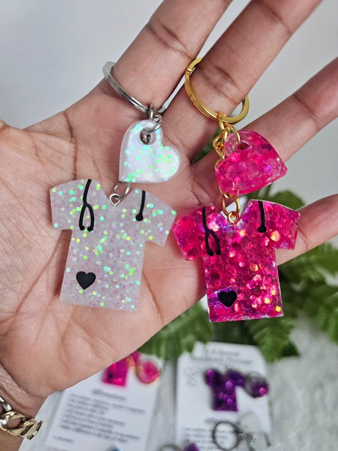 Healthcare Hero Keyring, Medical Staff Accessory With Affirmations ...