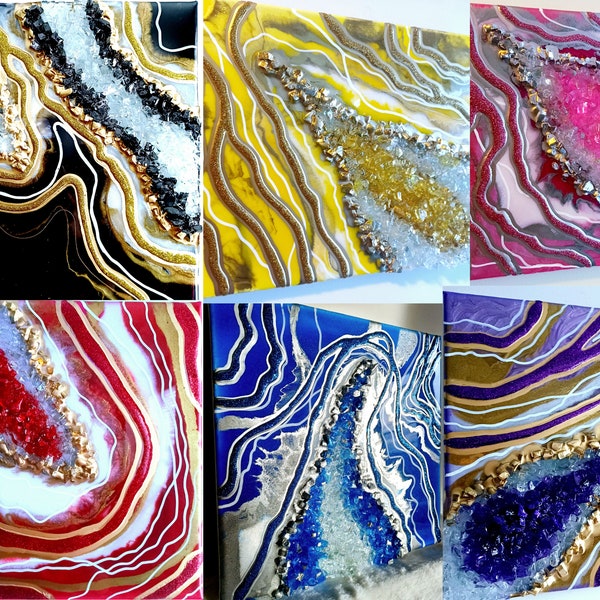 Geode Wall Art - Etsy