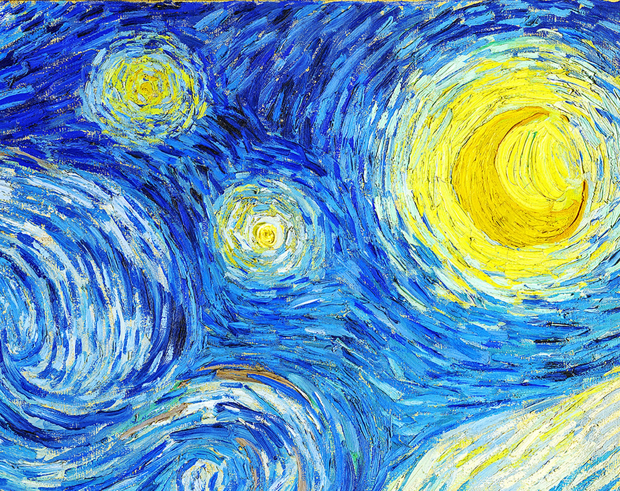 The Starry Night Print, Vincent Van Gogh Print, Van Gogh Starry Night, Van Gogh Poster ...