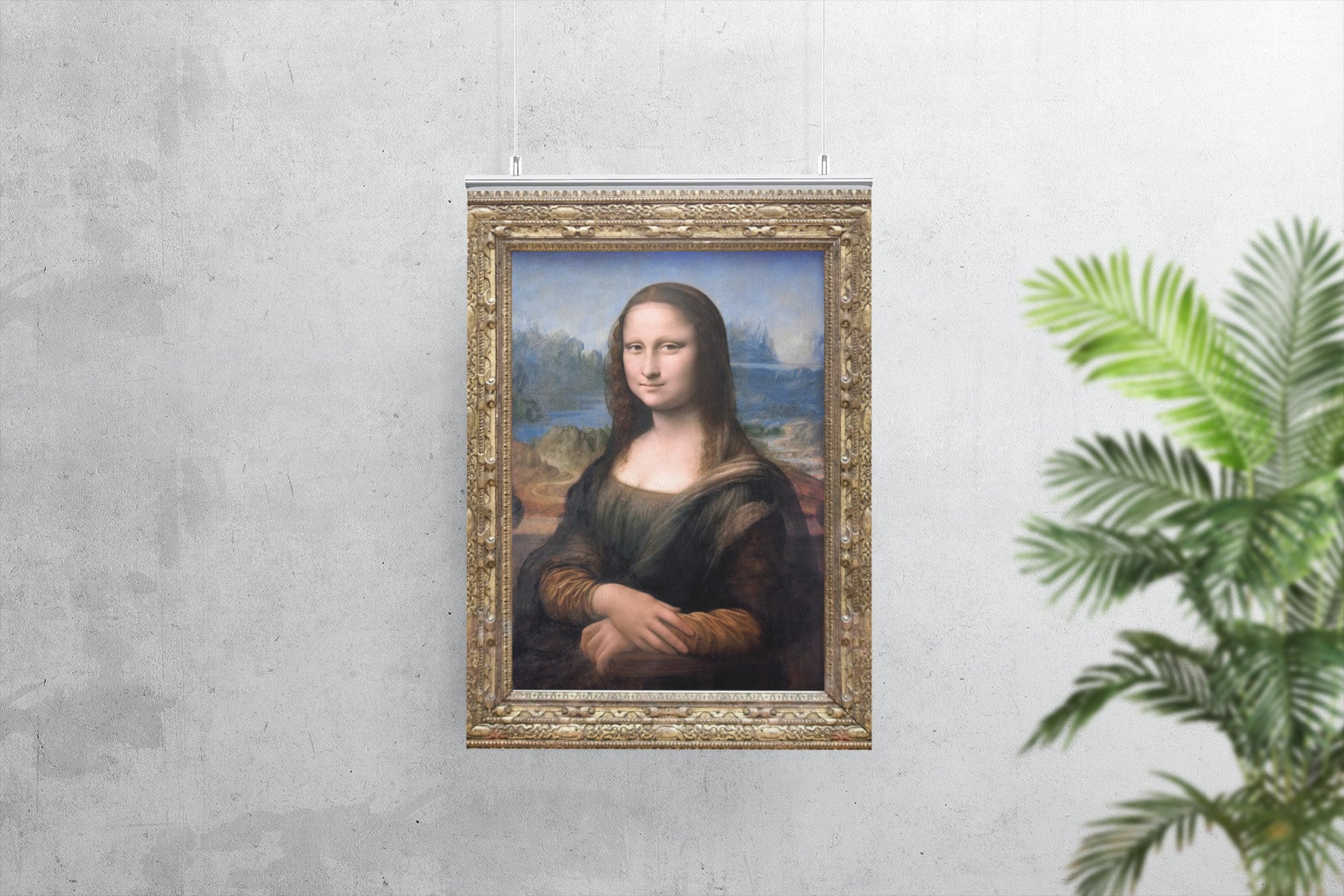 Mona Lisa With Frame