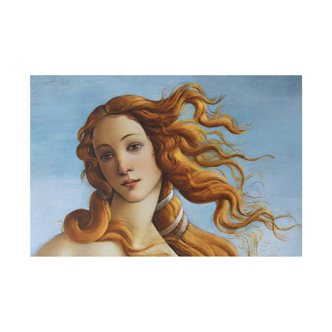 Birth of Venus Canvas close Up by Italian Renaissance Artist Sandro ...