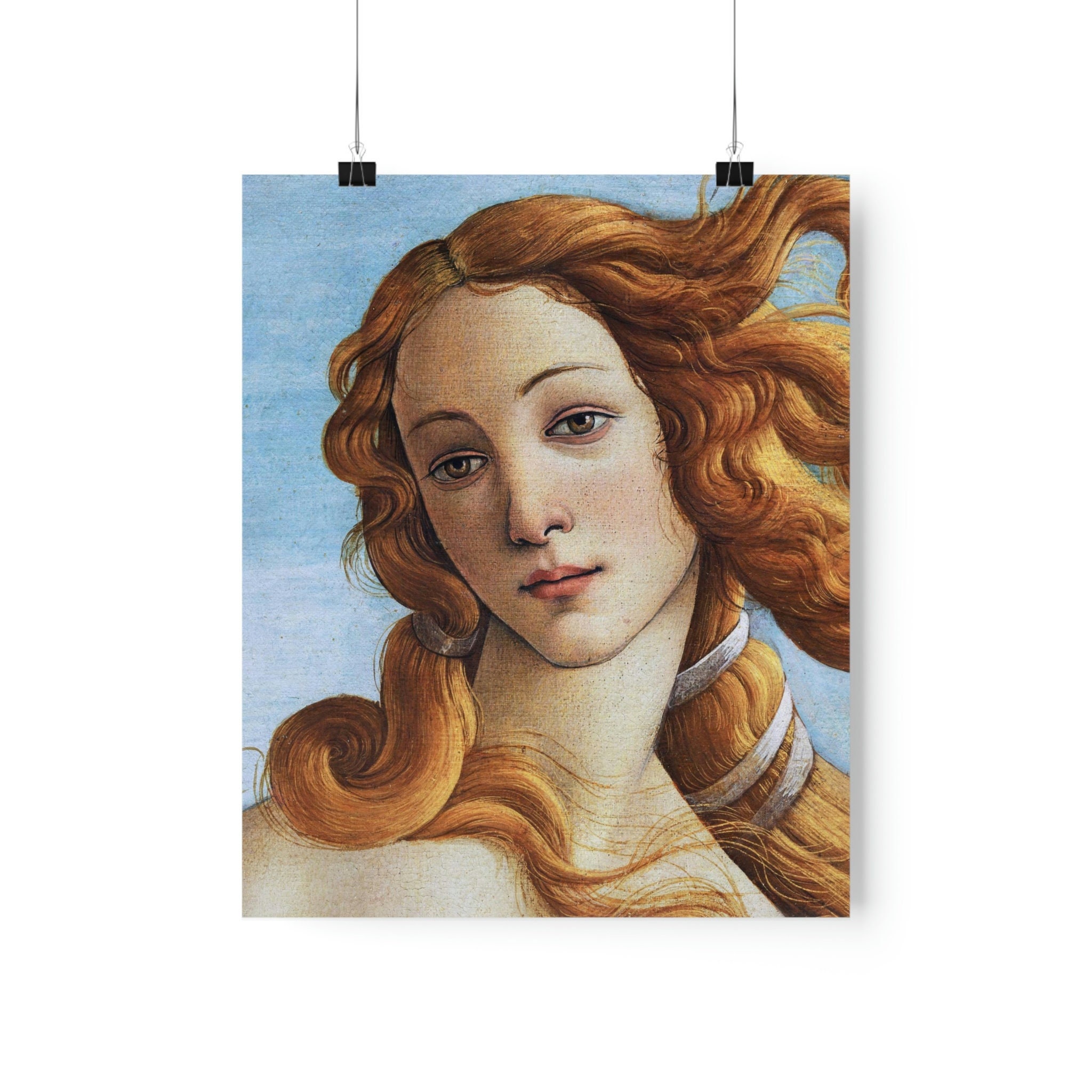 The Birth of Venus Print close Up by Sandro Botticelli, Italian ...