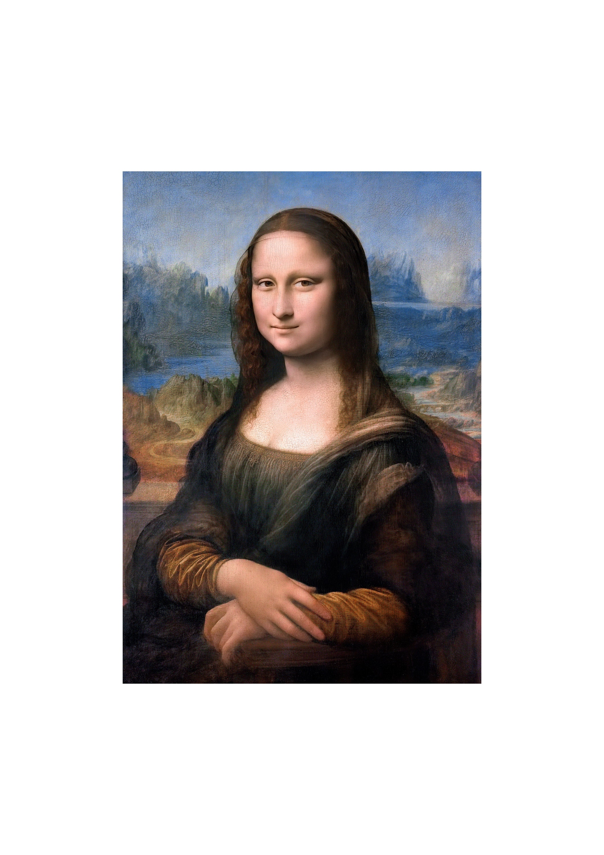 Leonardo Da Vinci The Mona Lisa Painting