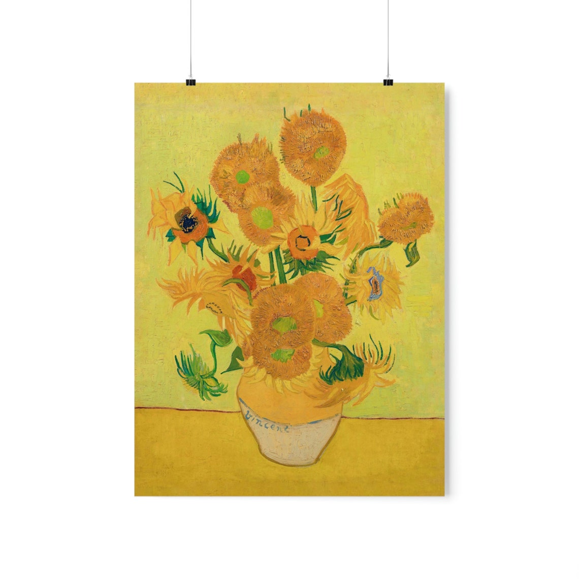 Van Gogh Print Sunflowers Poster by Van Gogh Museum - Etsy