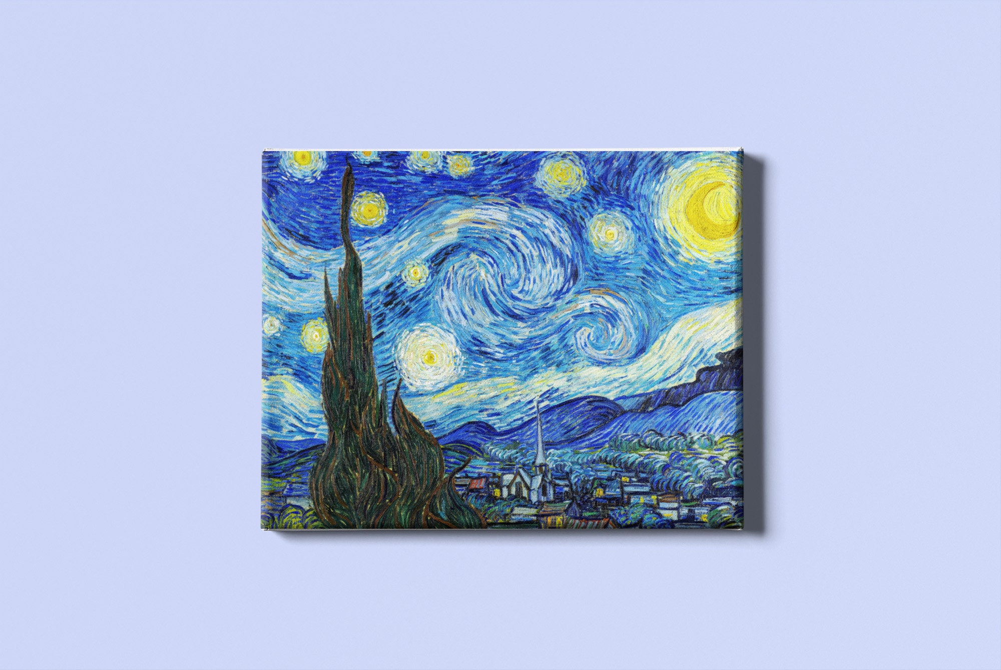 The Starry Night Print, Vincent Van Gogh Print, Van Gogh Starry Night ...