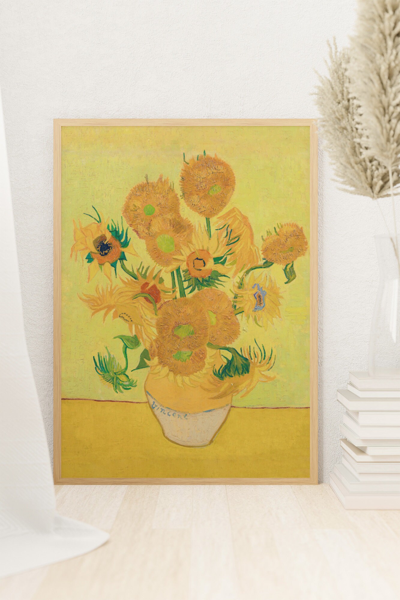 Van Gogh Print Sunflowers Poster by Van Gogh Museum Exhibition Poster ...