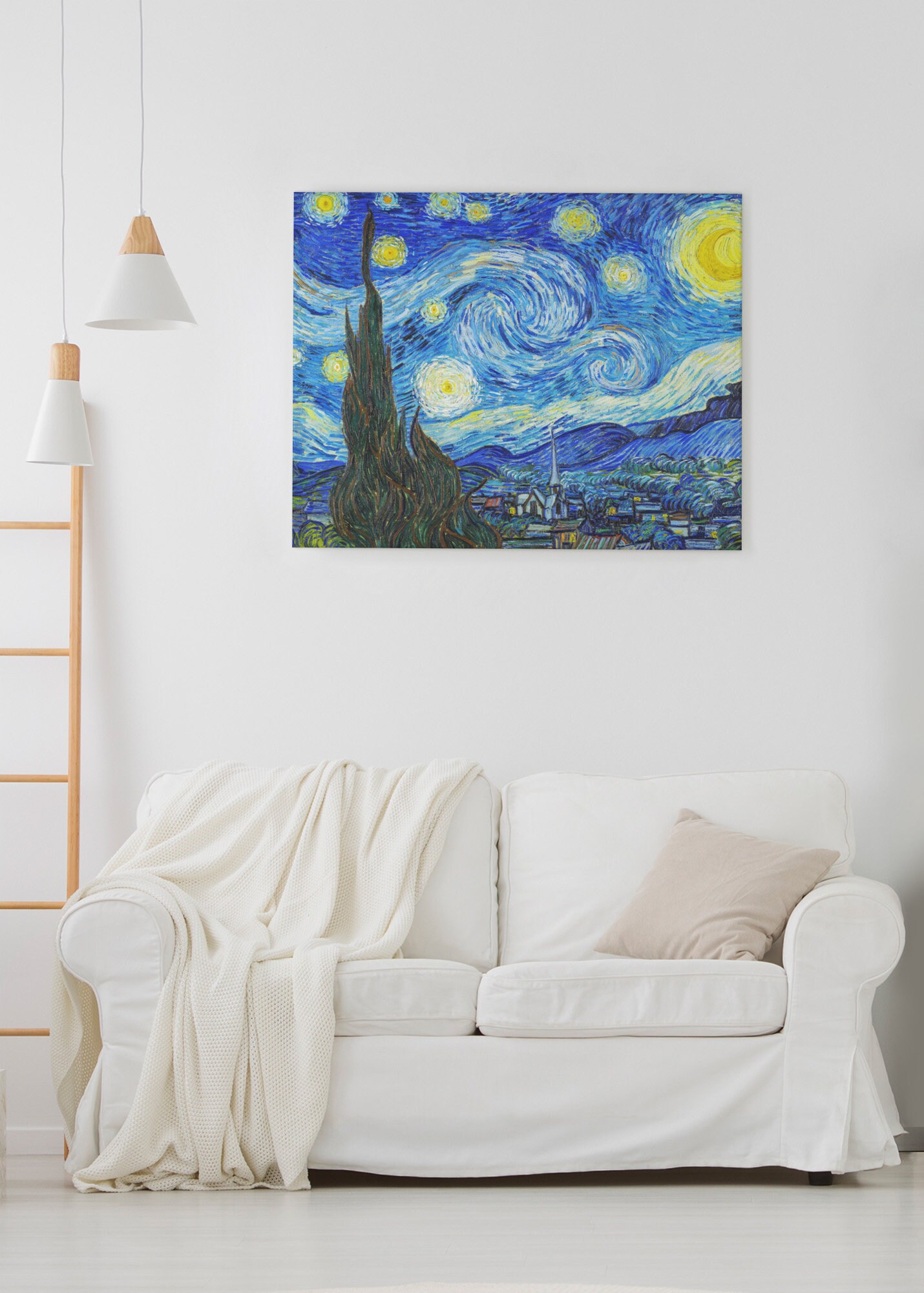 The Starry Night Print, Vincent Van Gogh Print, Van Gogh Starry Night ...