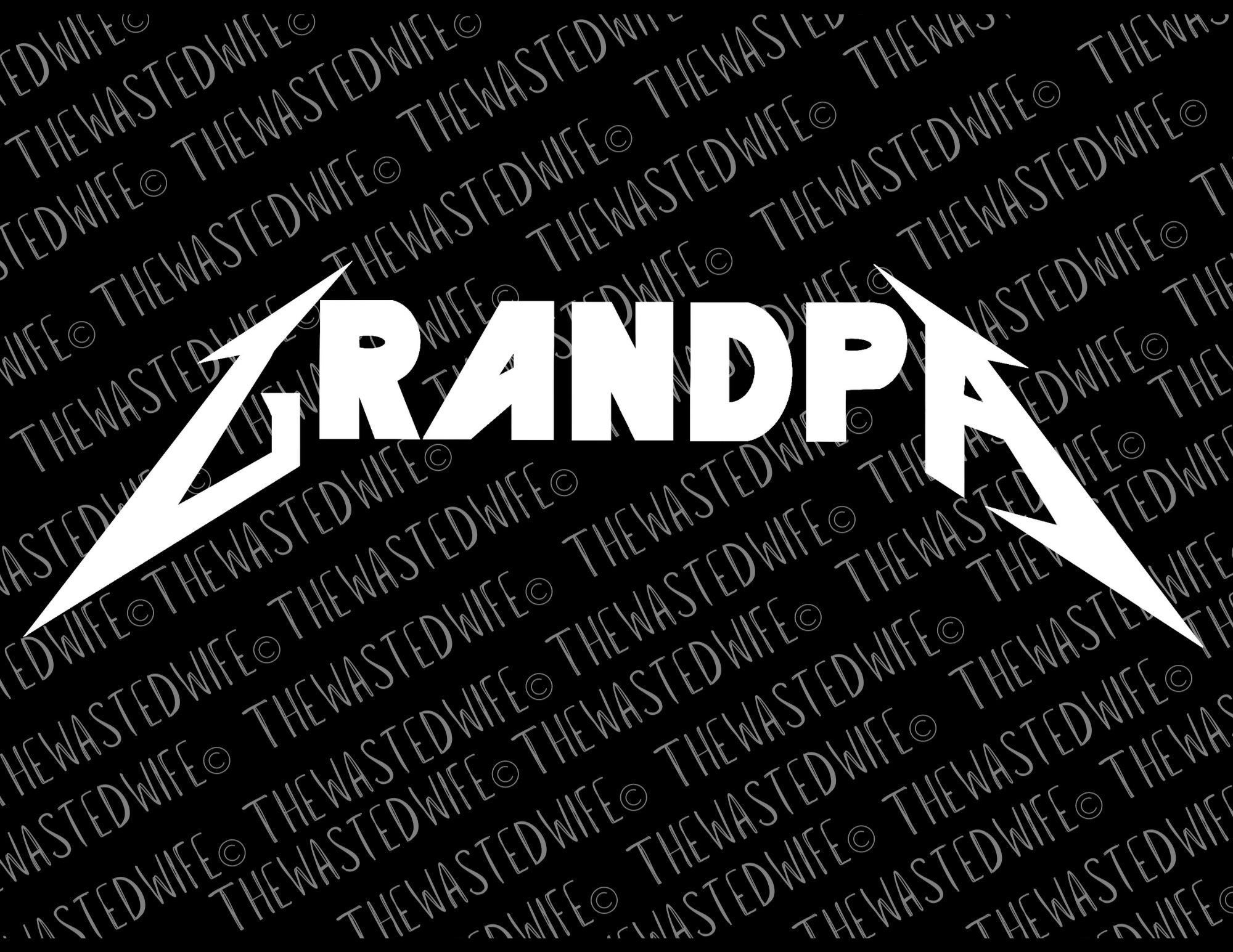 Metallica Grandpa - Etsy