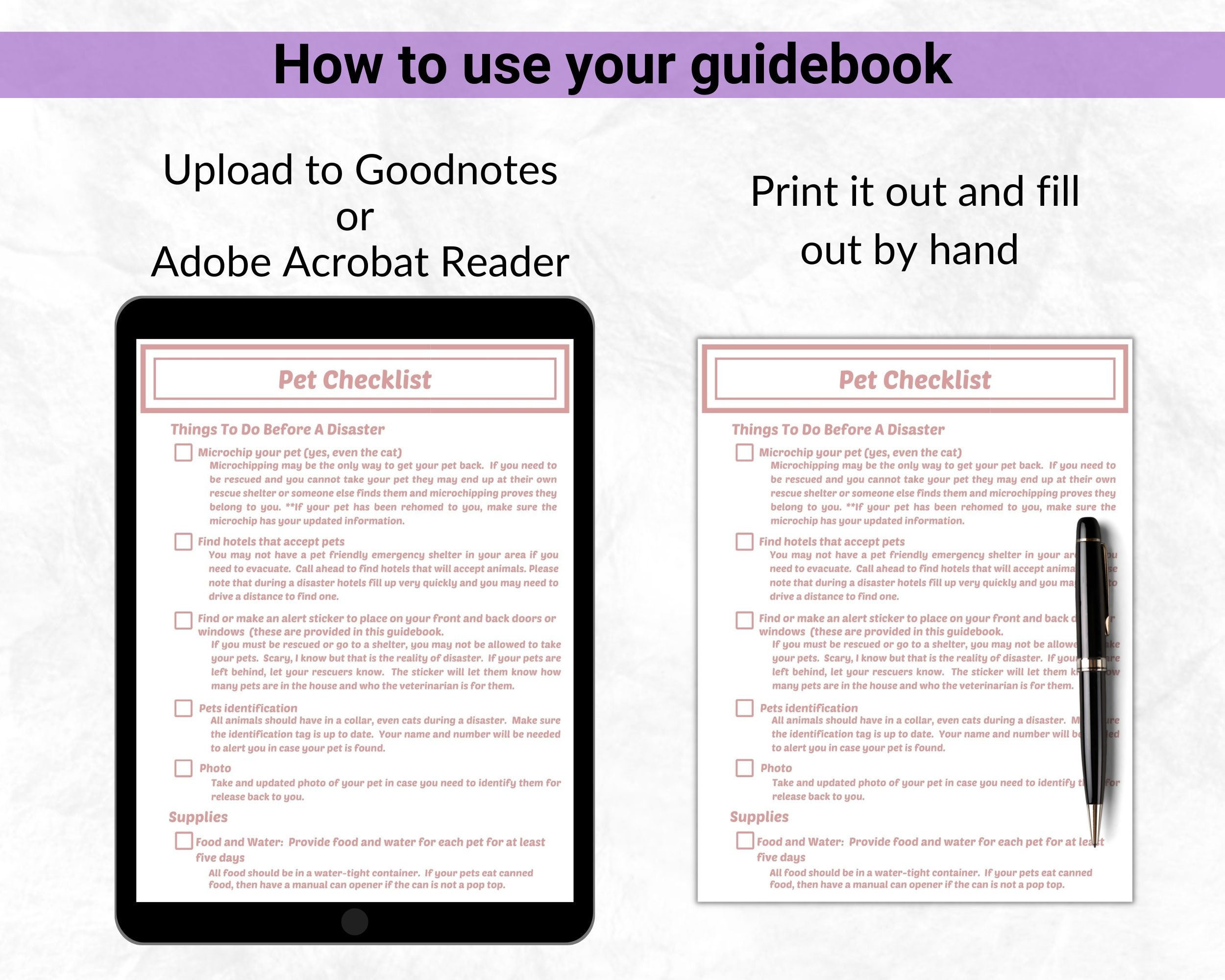 Disaster Preparedness Checklists & Guidebook, Emergency Preparation for ...