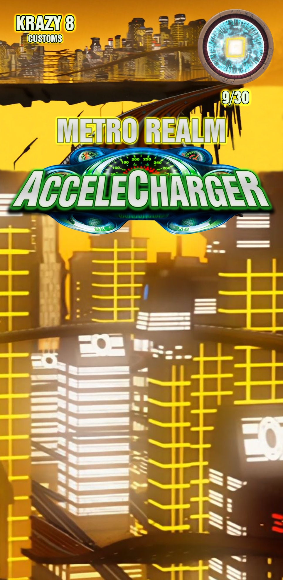 Acceleracers Metro Realm Accelecharger Holographic Foil Hot Wheels ...
