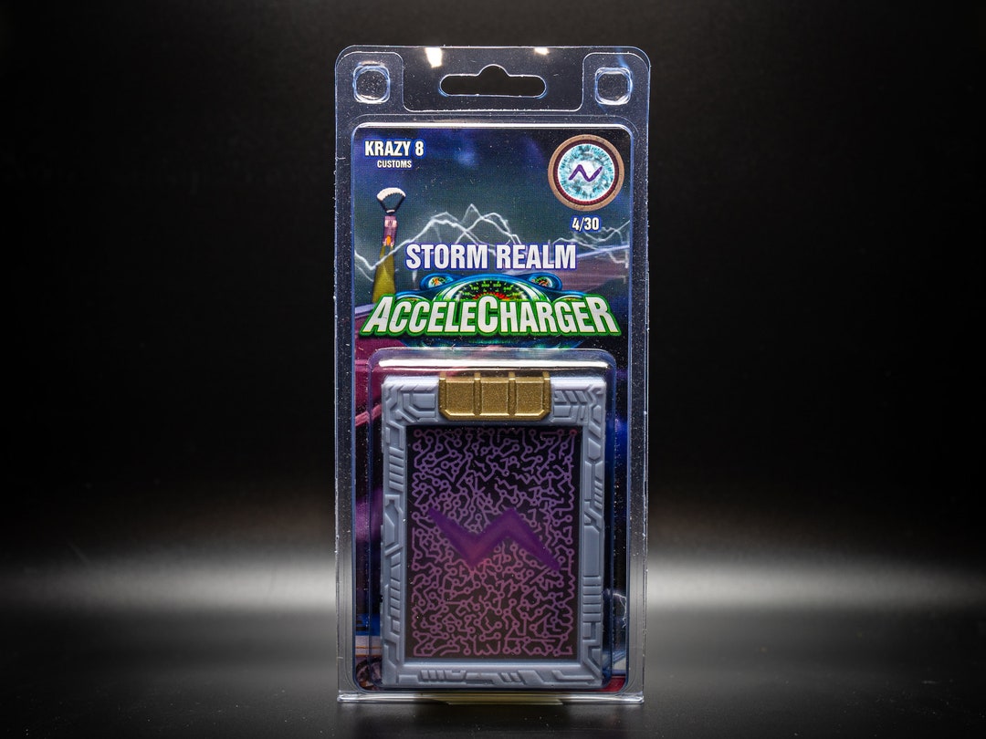 Acceleracers Storm Realm Accelecharger Holographic Foil Hot Wheels ...