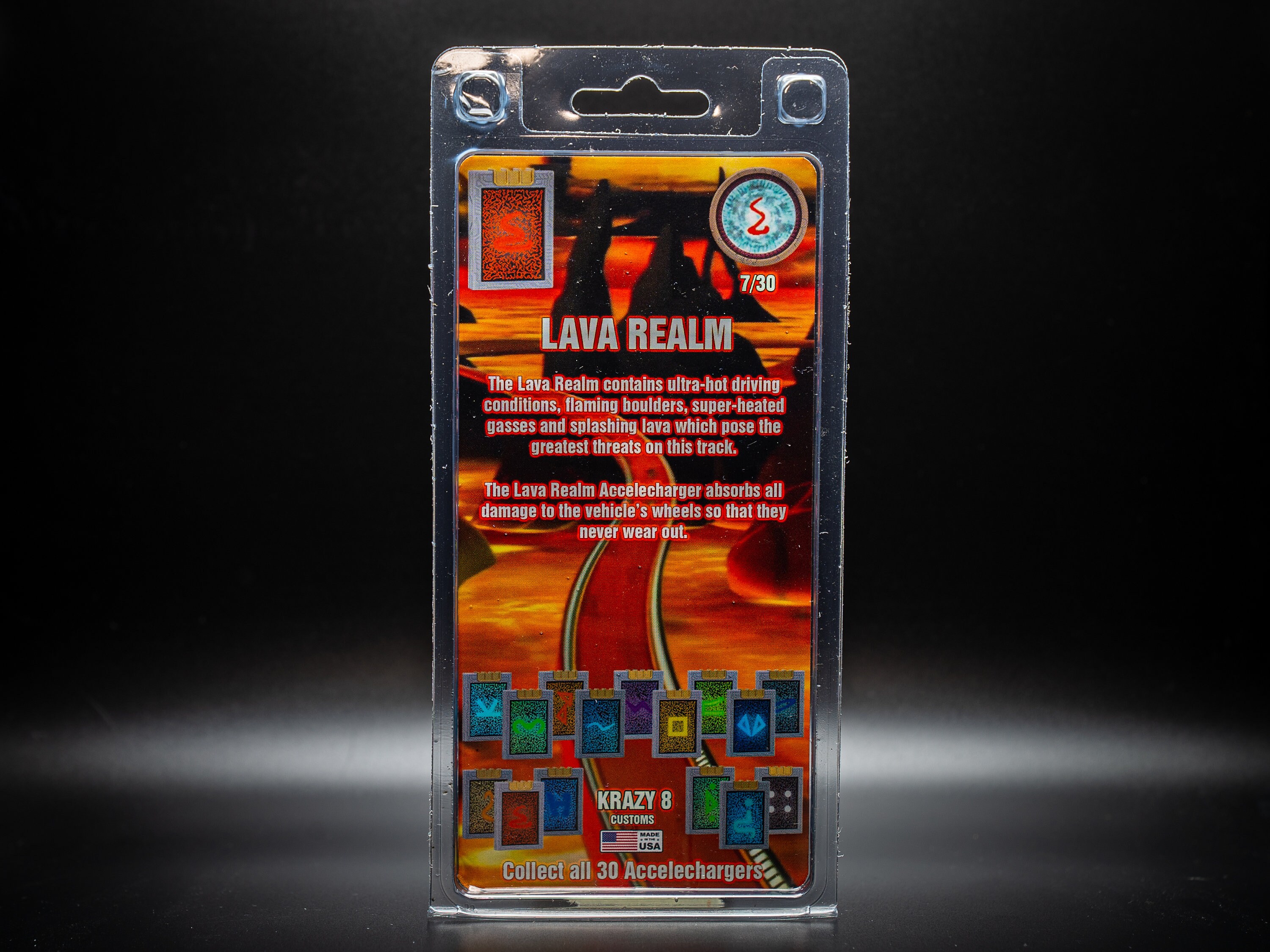 Acceleracers Lava Realm Accelecharger Holographic Foil Hot Wheels ...