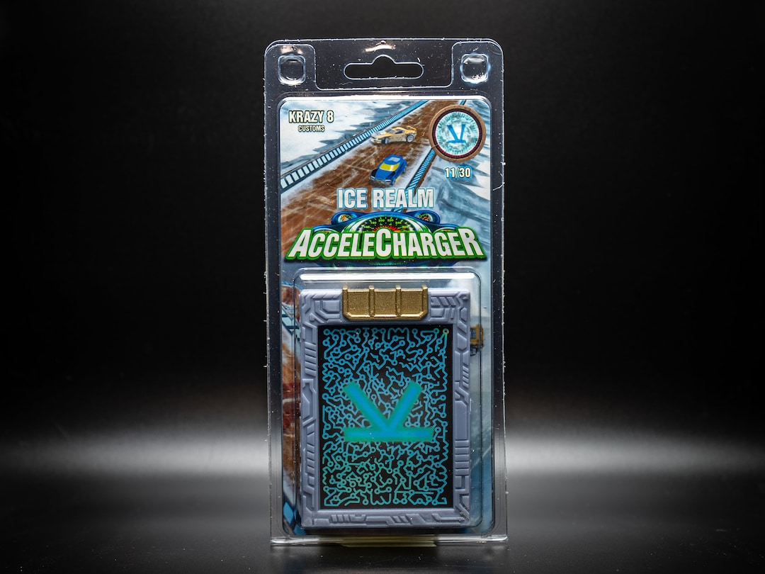 Acceleracers Ice Realm Accelecharger Holographic Foil Hot Wheels Custom ...