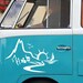 Mountain and Beach Caravan Sticker 2 Pieces Caravan Vinly Decal, Truck ...