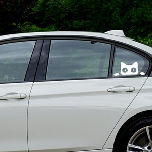Cute Cat Vinly Decal, Cat Sticker, Car Decal, Window Decal, Laptop ...