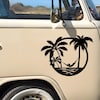 Surfboard Sun Wave Camper Van Decal for RV Vinyl Sticker Retro Beach ...