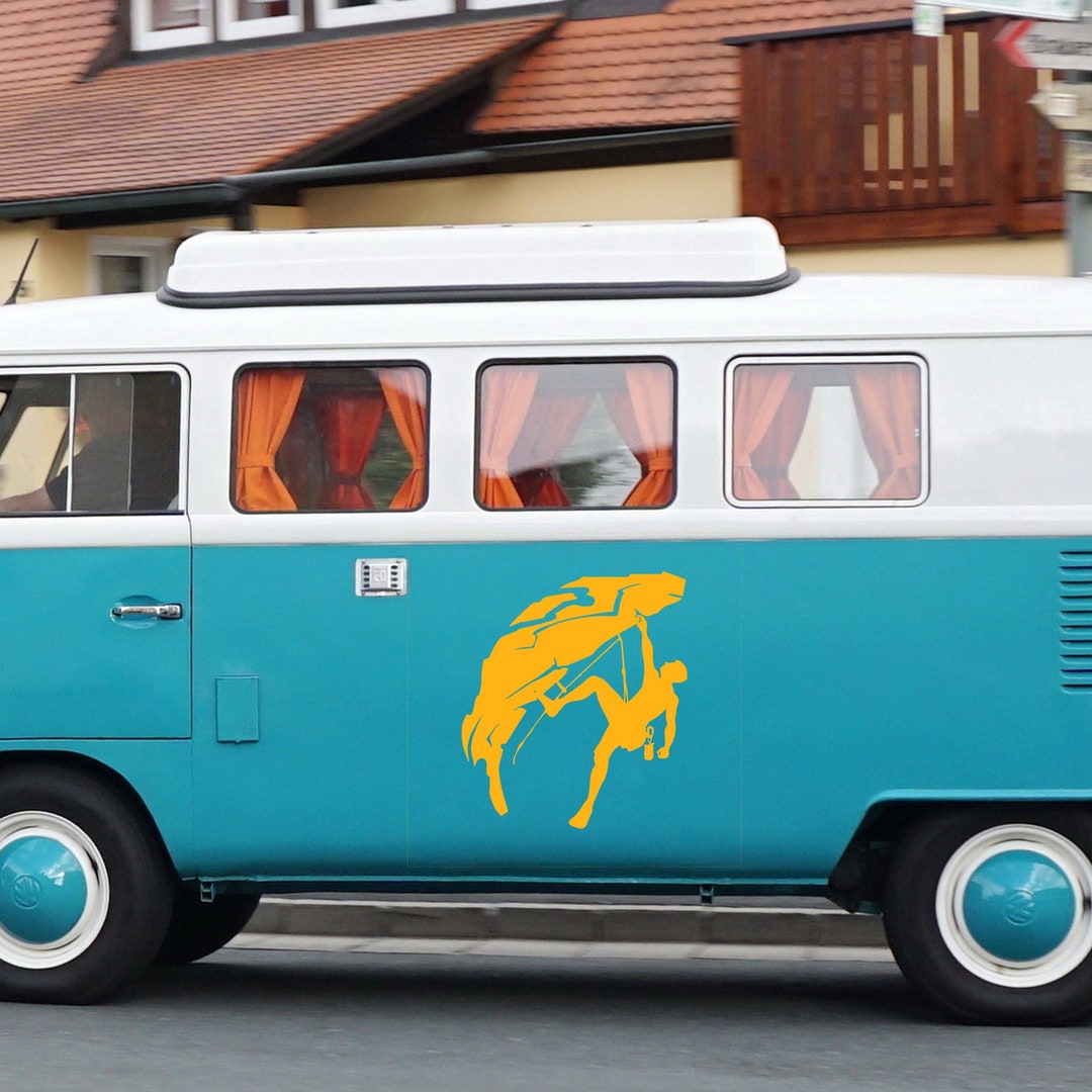 Rock Climbing Vinyl Decal Adventure Camper Sticker for Van RV Car ...