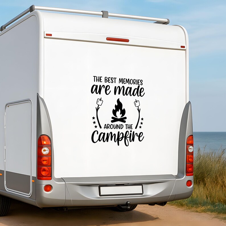 Camping Decal - RV Decor- Caravan Vinly Decal, Truck, Camping Decal ...