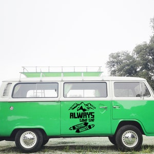 Always Take the Caravan Sticker, Caravan Vinly Decal, Camping Decal ...