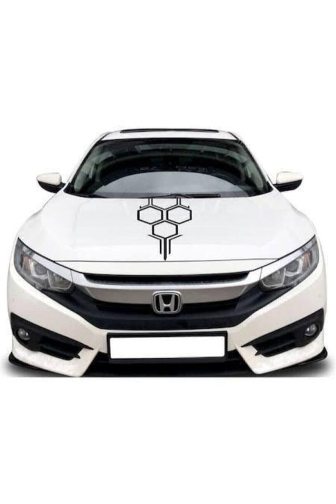 Honeycomb Upper Cowl Car Vinly Decal, Sport Car Sticker, Truck, Car ...