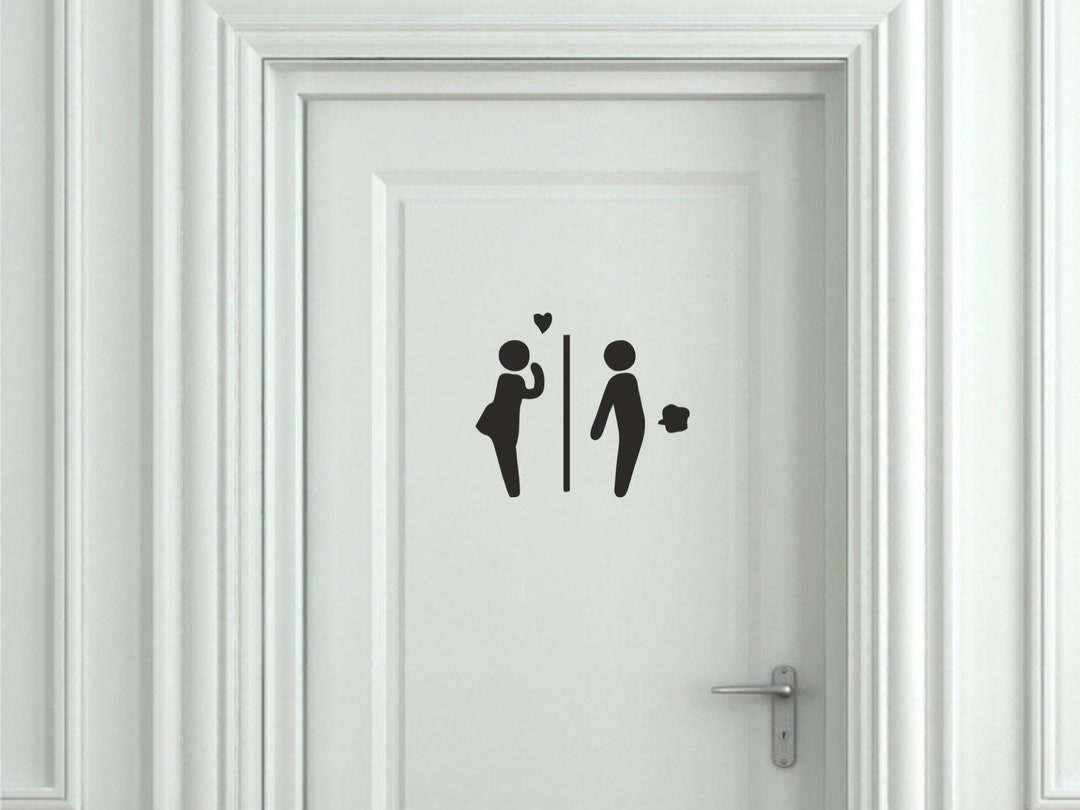 Toilet Vinyl Decal, Cute Stickers, Vinyl Sticker, Funny Bathroom Decor ...