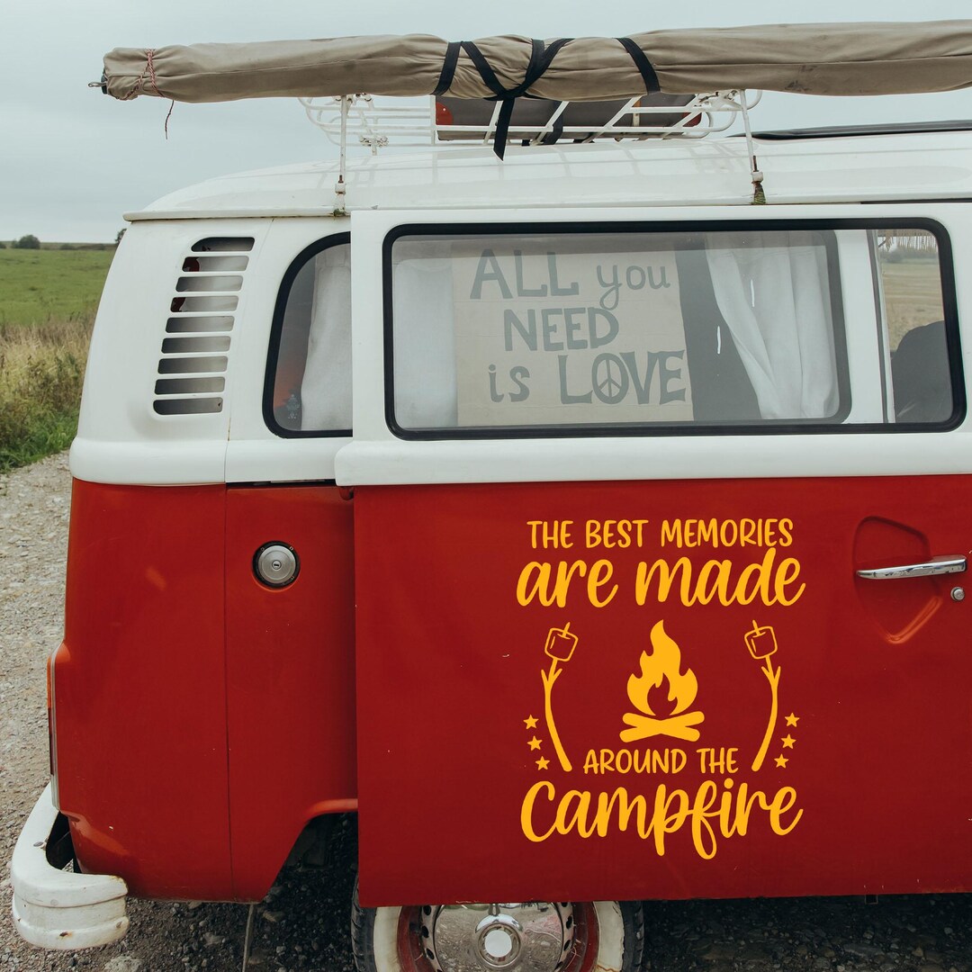 Camping Decal - RV Decor- Caravan Vinly Decal, Truck, Camping Decal ...