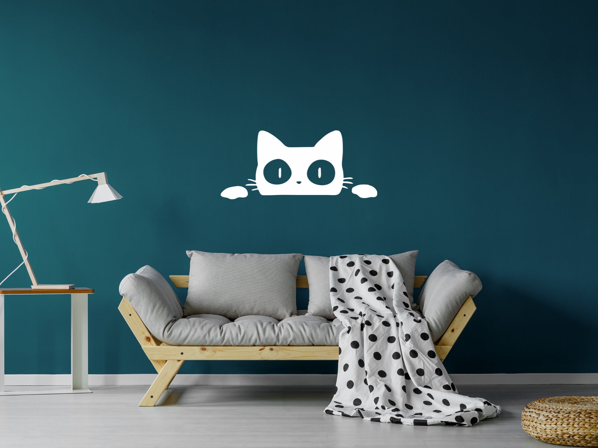 Cute Cat Vinly Decal, Cat Sticker, Car Decal, Window Decal, Laptop ...