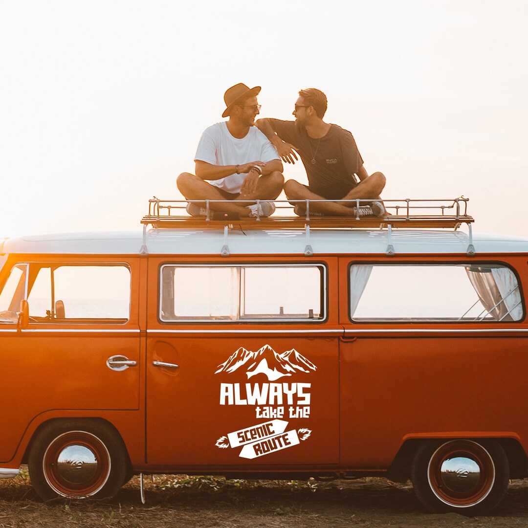 Always Take the Caravan Sticker, Caravan Vinly Decal, Camping Decal ...