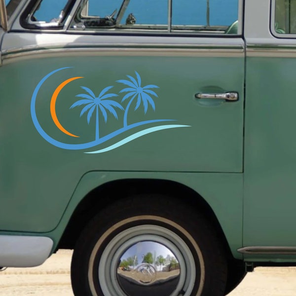 Wave Van Decal - Etsy