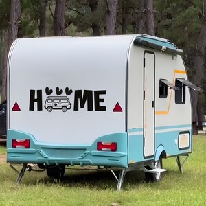 Home Caravan Sticker, Caravan Vinly Decal, Camping Decal, Camper Decal ...