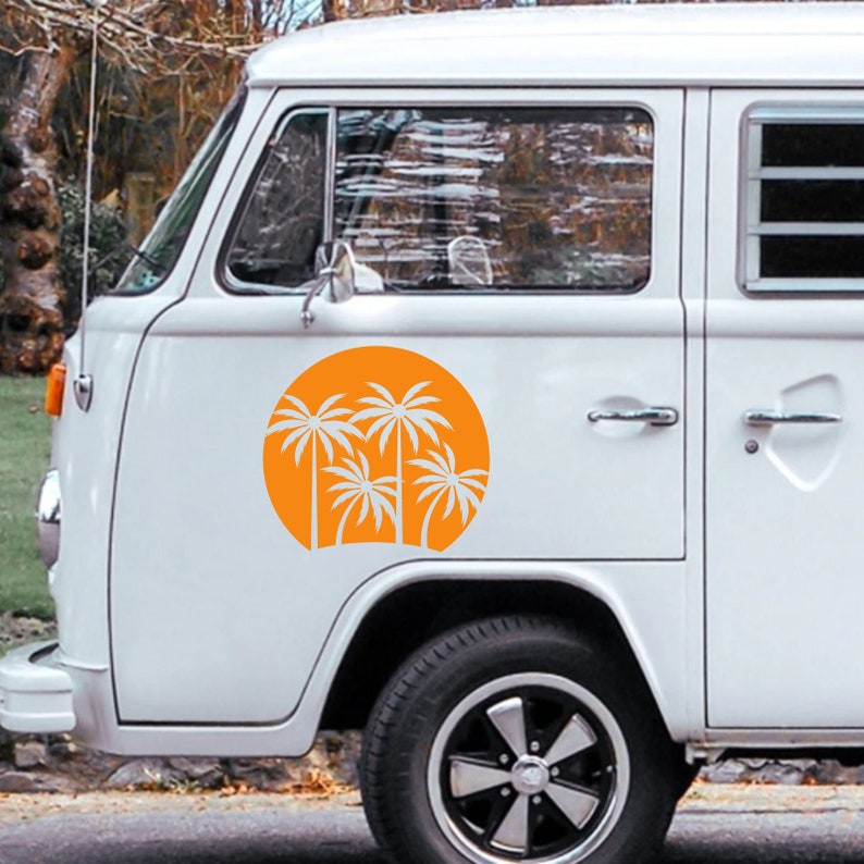 Palms Caravan Decal Van Decal Campervan Decal Vinyl - Etsy
