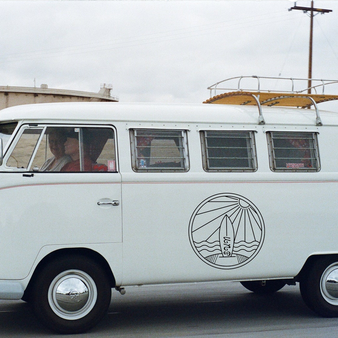 Sun and Sea Caravan Sticker, Caravan Vinly Decal, Camping Decal, Camper ...