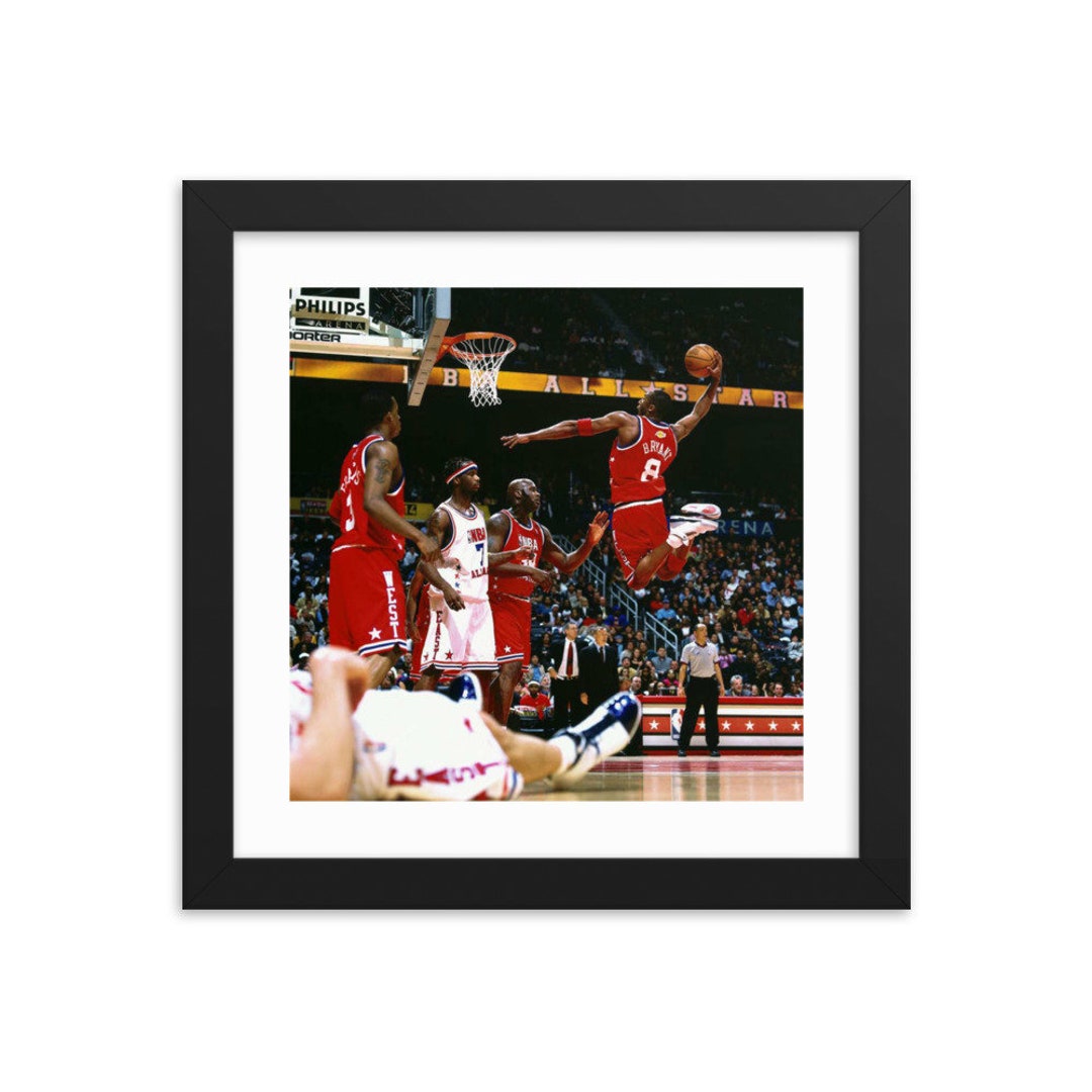 Kobe Bryant Poster, Los Angeles Lakers, NBA, Framed Basketball Wall ...