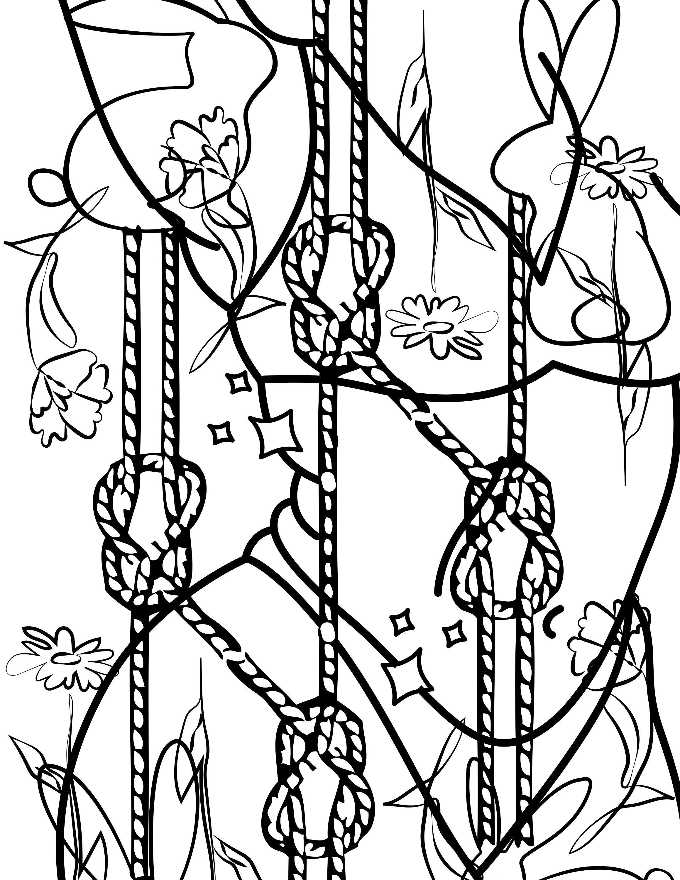 18 Adult Coloring Book Kinky Bdsm Sexy Digital T Etsy