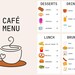 Café Menu Pretend Play Printable - Etsy