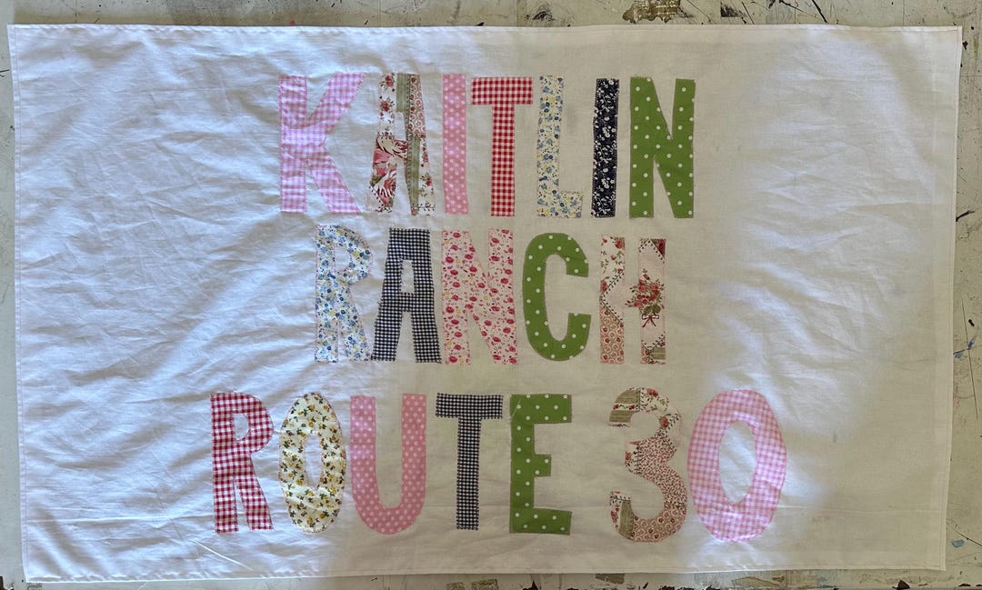 Personalized Embroidered Banner!! - Etsy