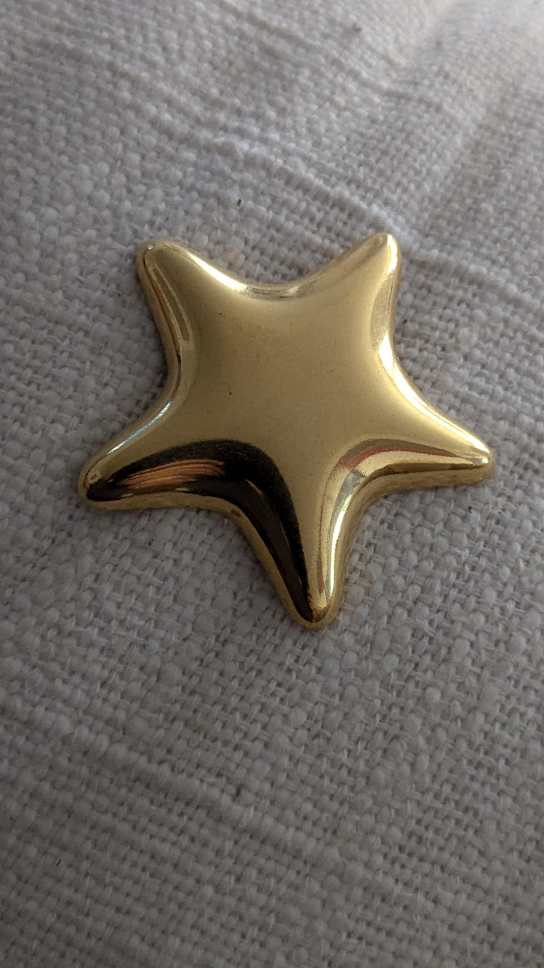 Vintage Gold Star Pin Shinny Unisex Lapel Pin Wedding Jewelry - Etsy