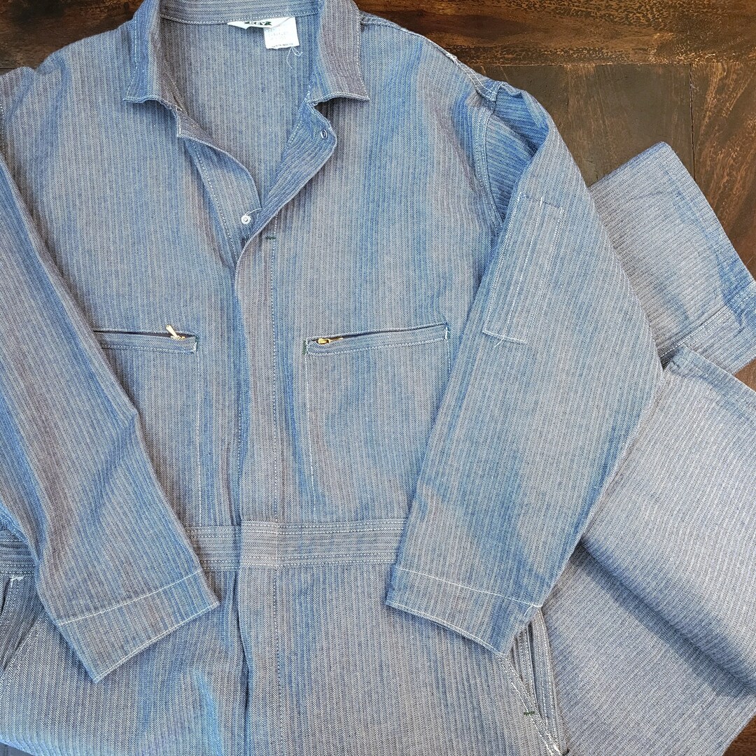 Vintage 80's Key Imperial Herringbone Coveralls Made in USA 2XL - Etsy