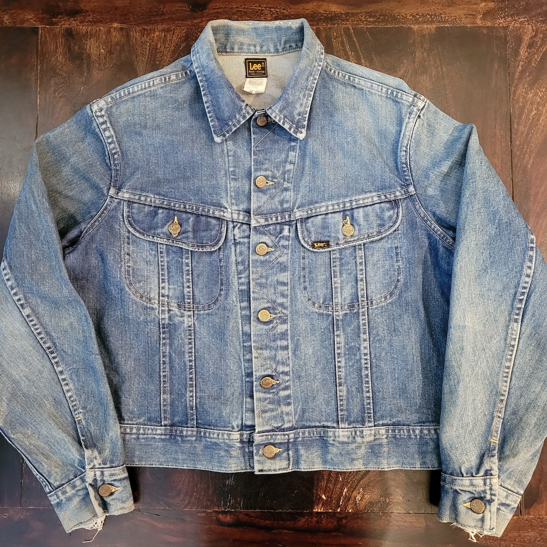 Vintage 80's Lee Riders Denim Jacket Made in USA - Etsy