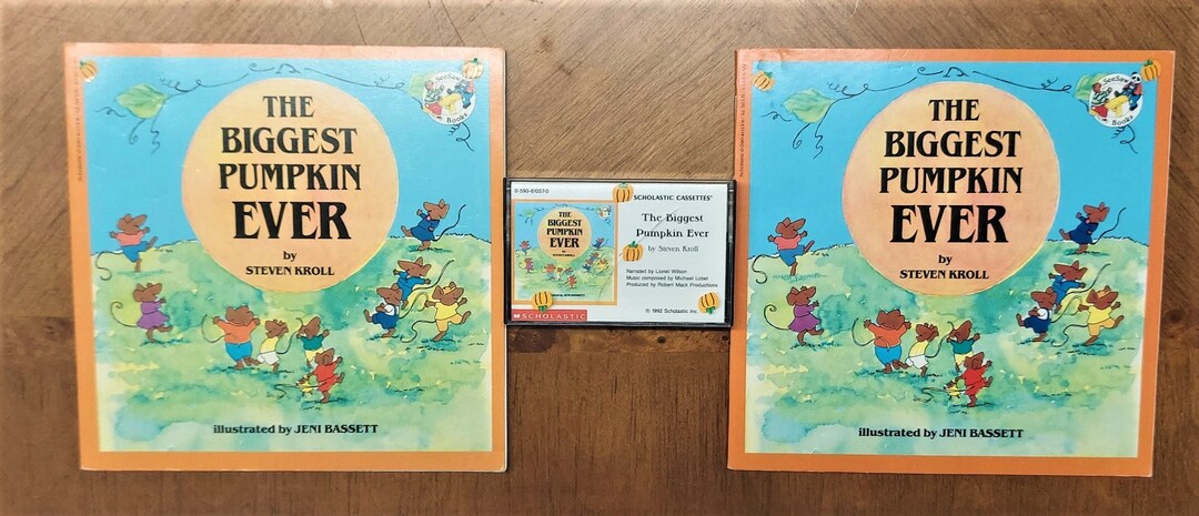 The Biggest Pumpkin Ever Steven Kroll 2 Books and 1 Cassette - Etsy