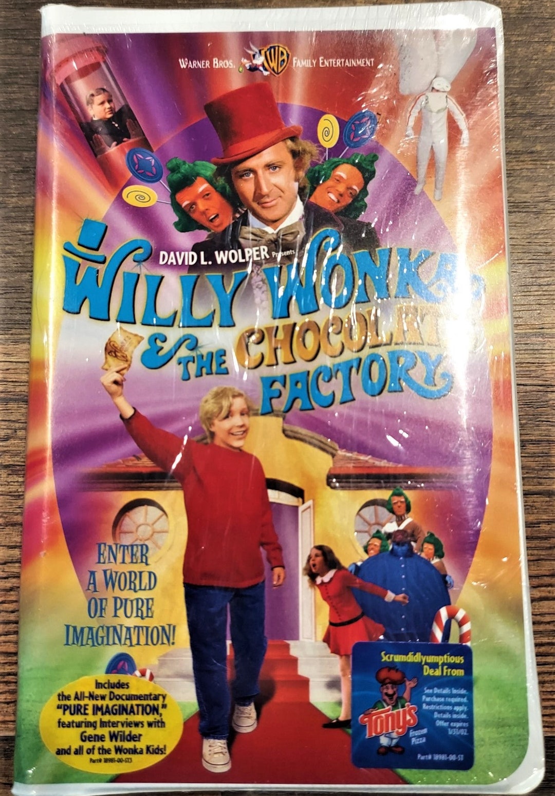 Willy Wonka and the Chocolate Factory Sealed VHS 2001 - Etsy
