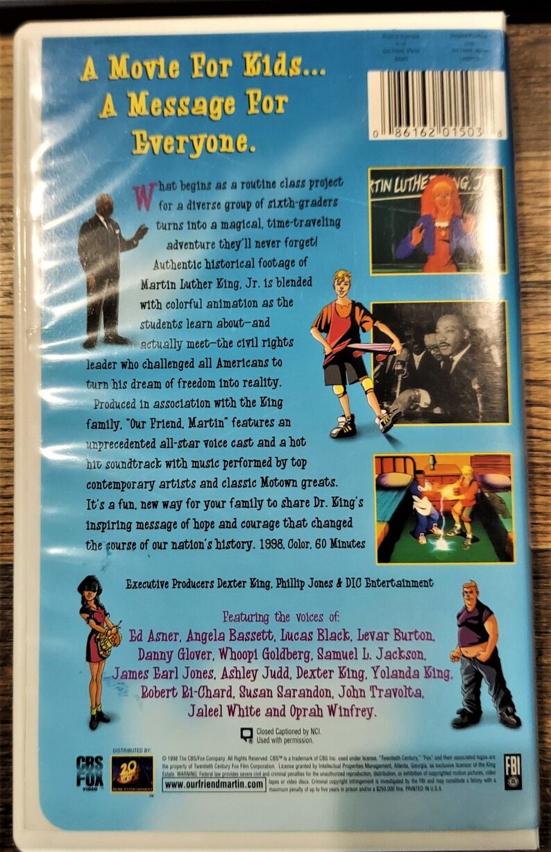 Our Friend Martin VHS Inspired by the Life of Martin - Etsy