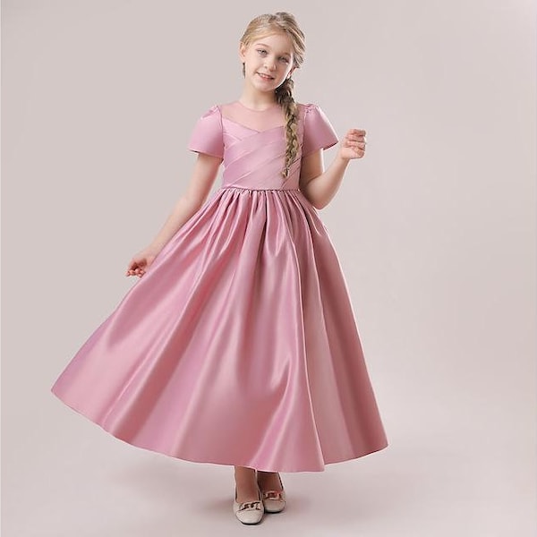 Little Girls Pink Dress - Etsy