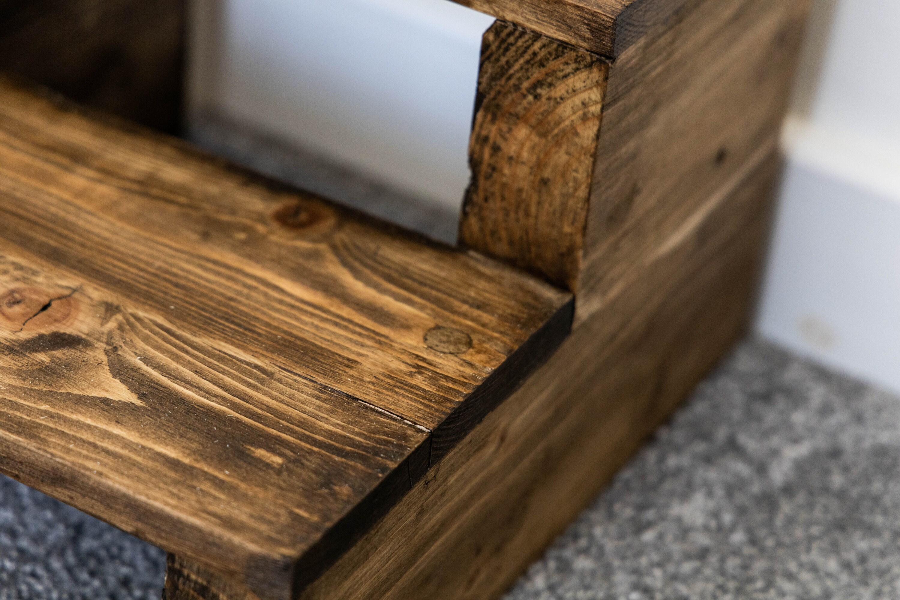 Rustic Hand Made Stepping Stool - Etsy