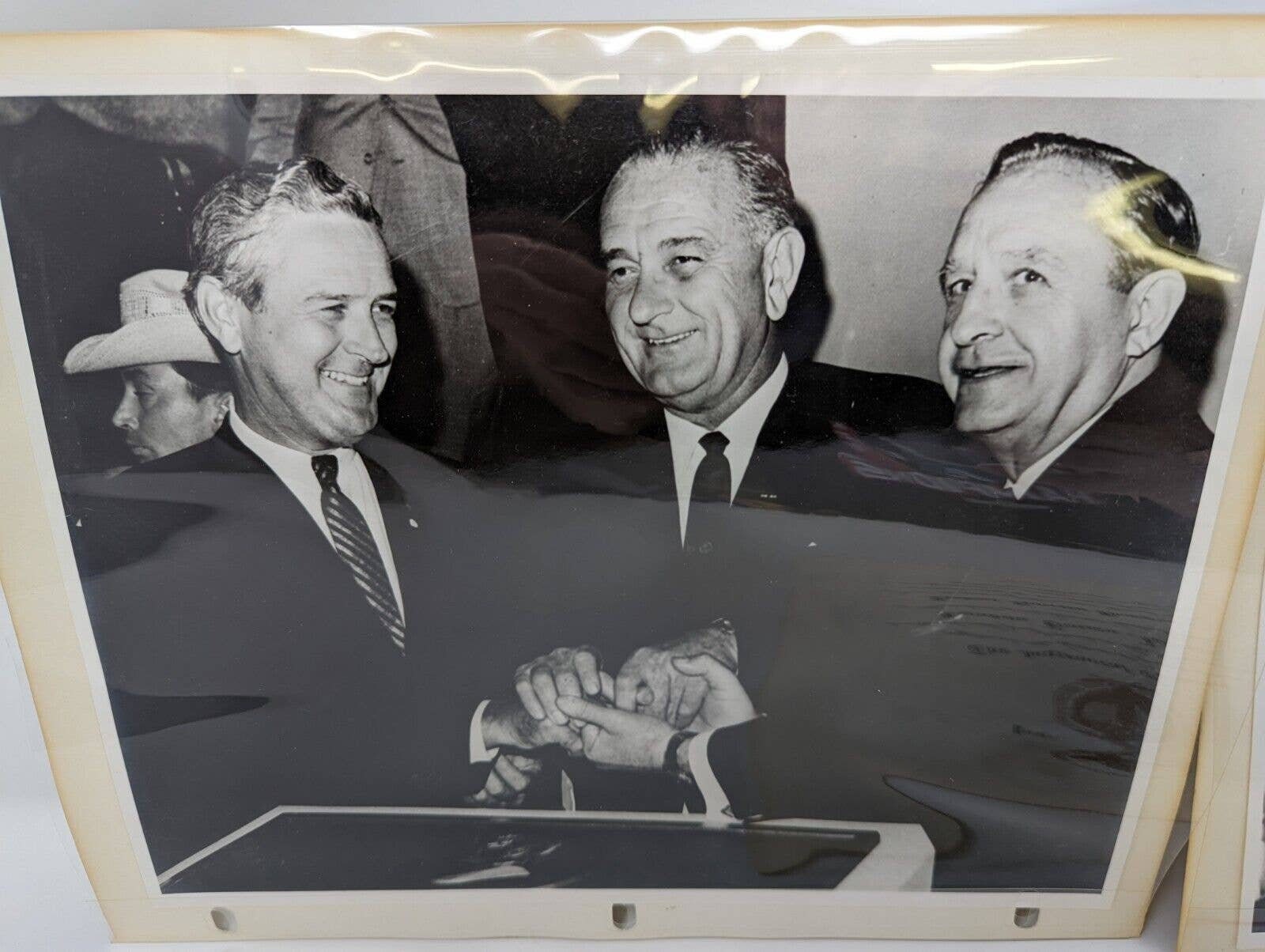 Rare Photos of Lyndon Johnson LBJ and Inaugural Invitation Gov. Faubus ...