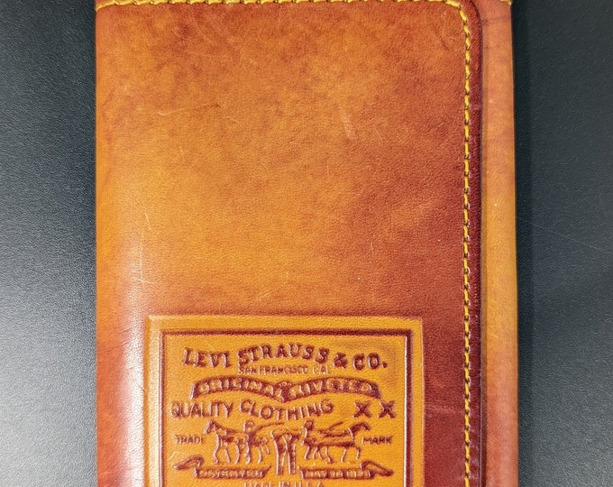Vintage 1970s Levi Strauss Tri-fold Leather Wallet New Old Stock - Etsy