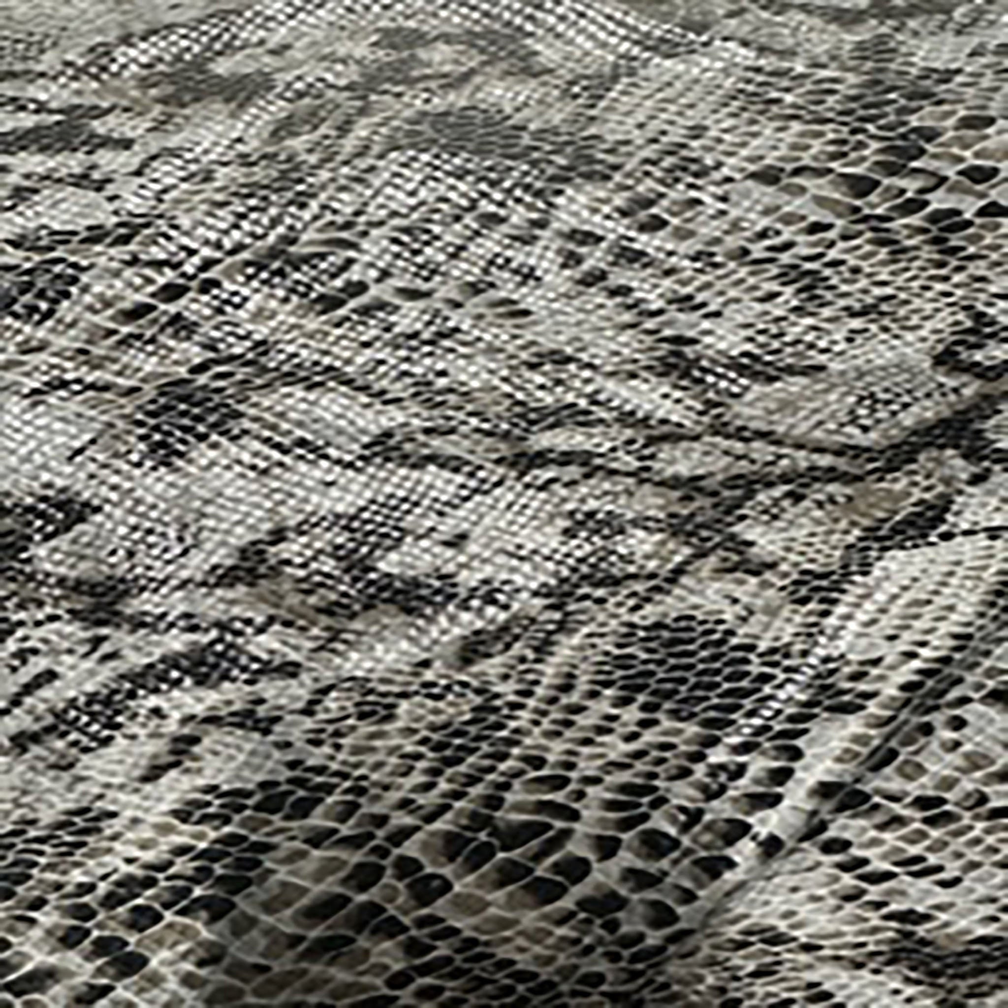 Spandex Fabric Sahara Snake With Stretch Clear Foil Fabric Elevated ...